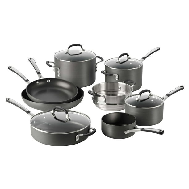 Simply Calphalon Nonstick Cookware Set, 12 Piece - Walmart.com ...