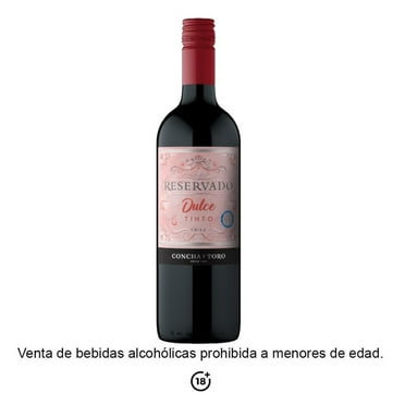 Vino Tinto Concha y Toro Reservado Merlot Blend 750 ml | Walmart en línea
