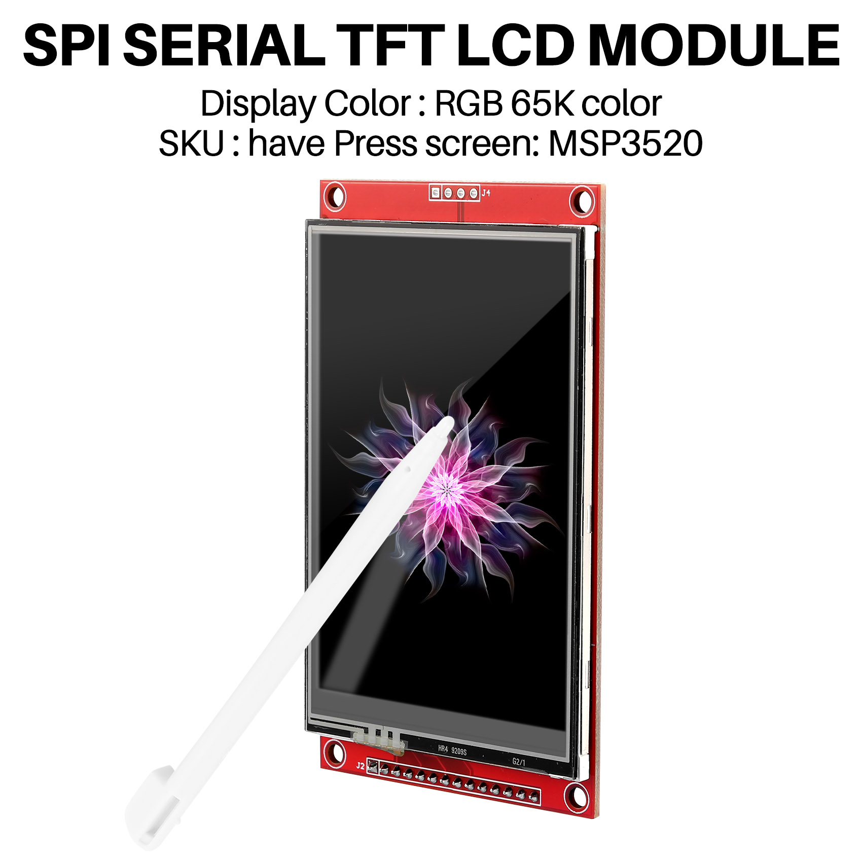 3.5 Inch 480x320 SPI Serial TFT LCD Module Display Screen with Press ...
