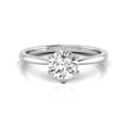1 Ct Lab Grown Diamond Solitaire Ring, IGI Certified F Color VS1 ...