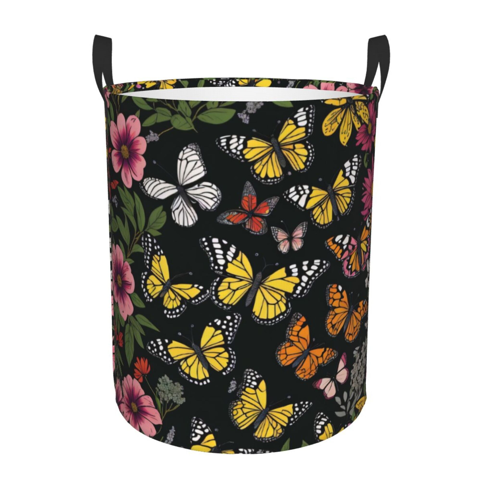 DouZhe Waterproof Collapsible Large Laundry Baskets, Spring Blooms ...