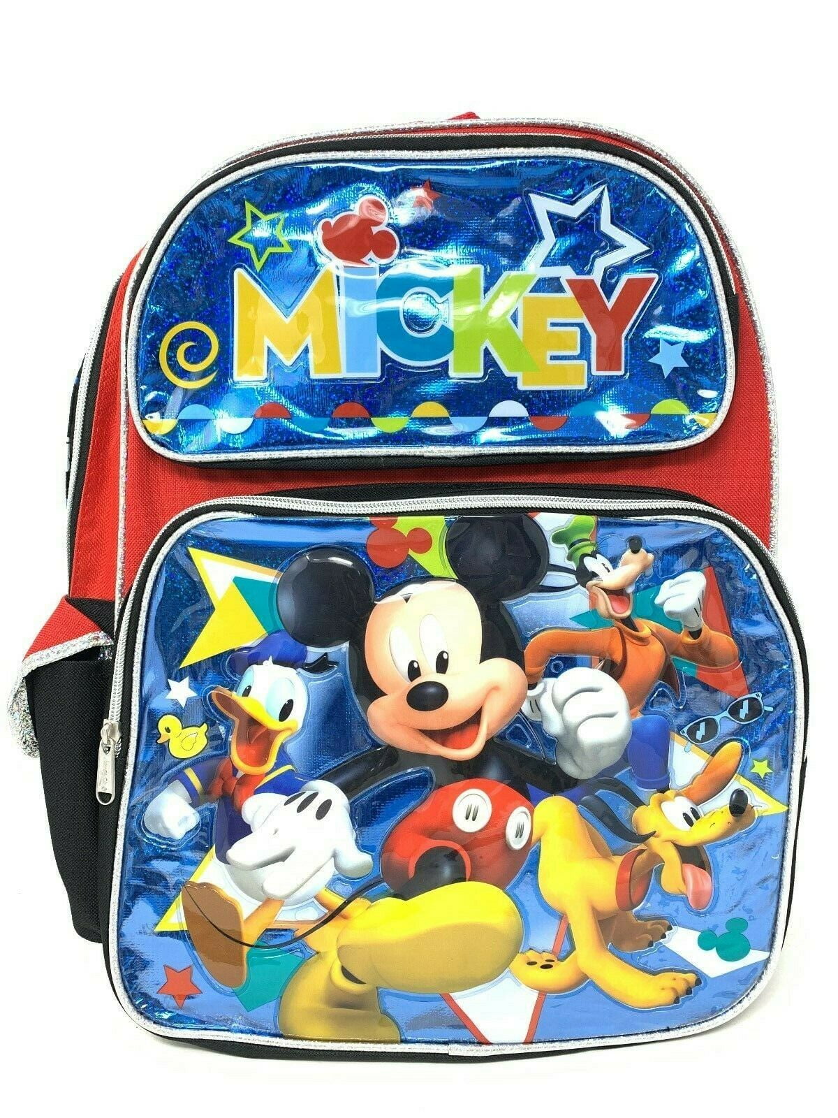 Disney Mickey Mouse Blue 16" Large School Backpack 16180 - Walmart.com