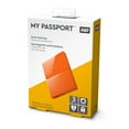 WD 3TB Orange My Passport Portable External Hard Drive - USB 3.0 ...