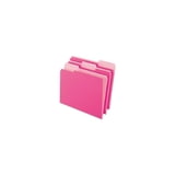 Esselte Pendaflex Pink Interior File Folders, 1/3 Cut Top Tab, Letter ...