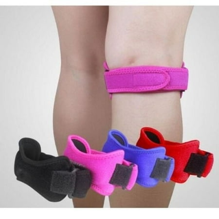 Adjustable Sports Gym Patella Tendon Knee Support Brace Velcro Strap ...