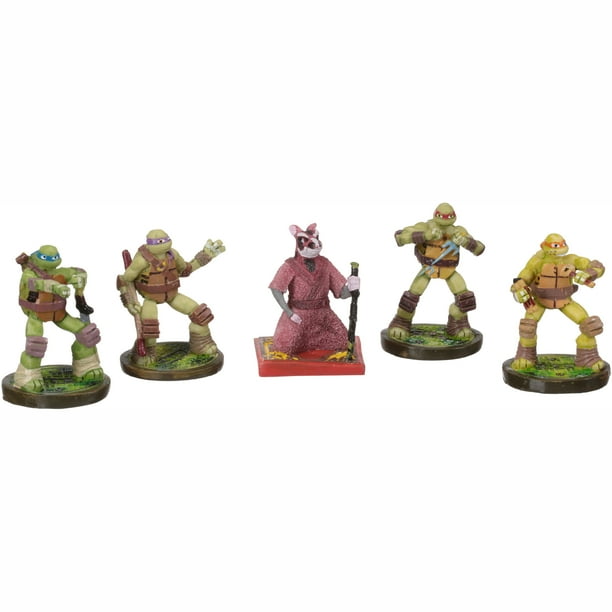 Nickelodeon Teenage Mutant Ninja Turtles™ Aquarium Ornaments 5 pc Box ...