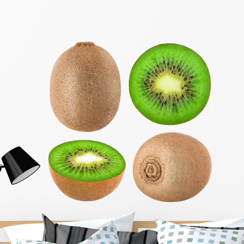 Kiwi Fruit Wall Decal Sticker Set Wallmonkeys Individual Peel and Stick ...