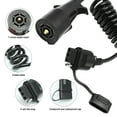 Anxingo Trailer Wiring Adapter Extension Cable, 5ft 7 Way to 4 Way ...