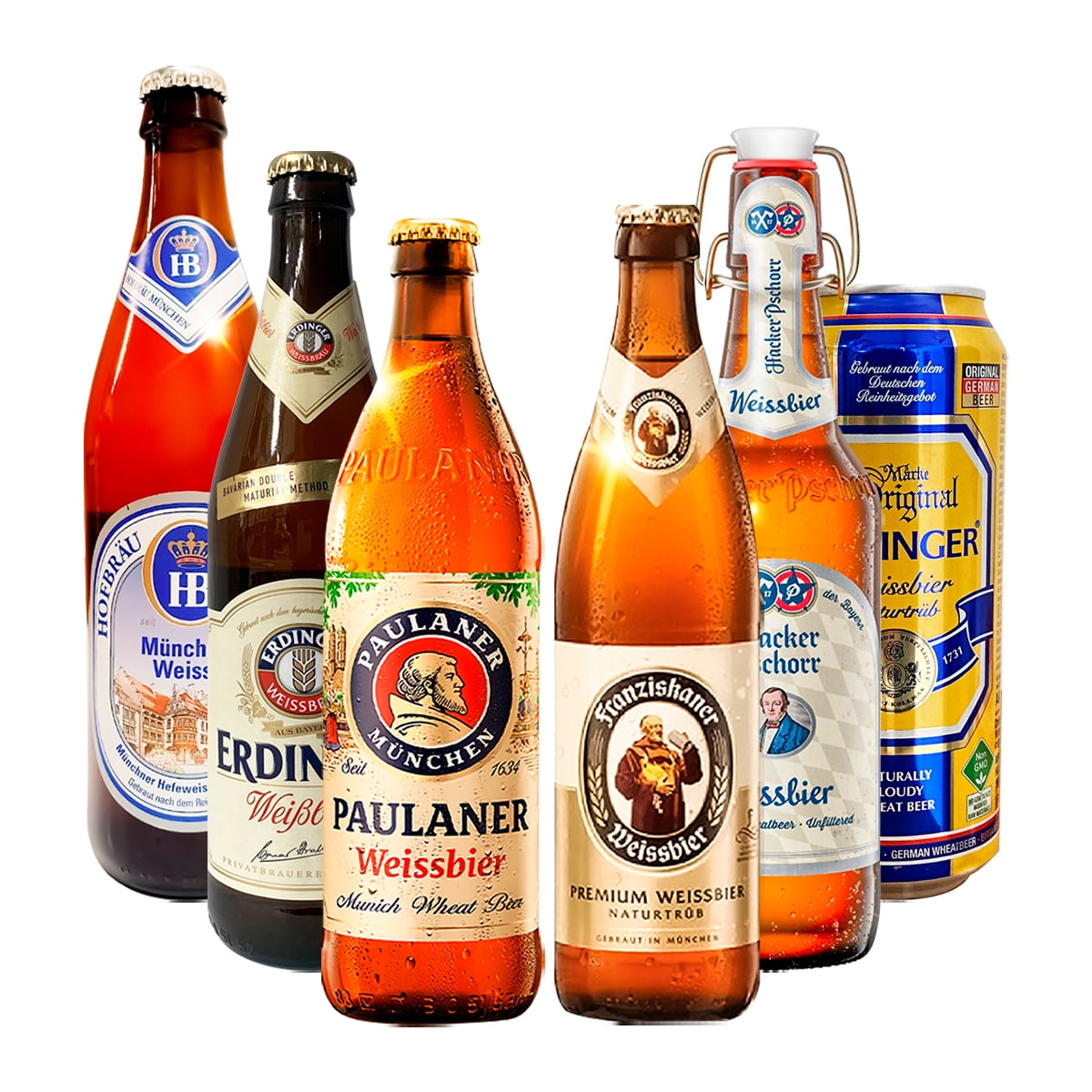 Six Pack Cervezas Alemanas Weissbier Premium Paulaner Weissbier ...