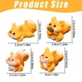 Lifelike Resin Squirrel Figurine Cute Mini Animal Statue Diy Scene ...