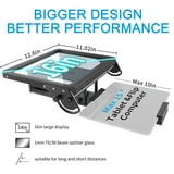 ILOKNZI 16in Large Folding Teleprompter for 4-12.9in Tablets with Angle ...