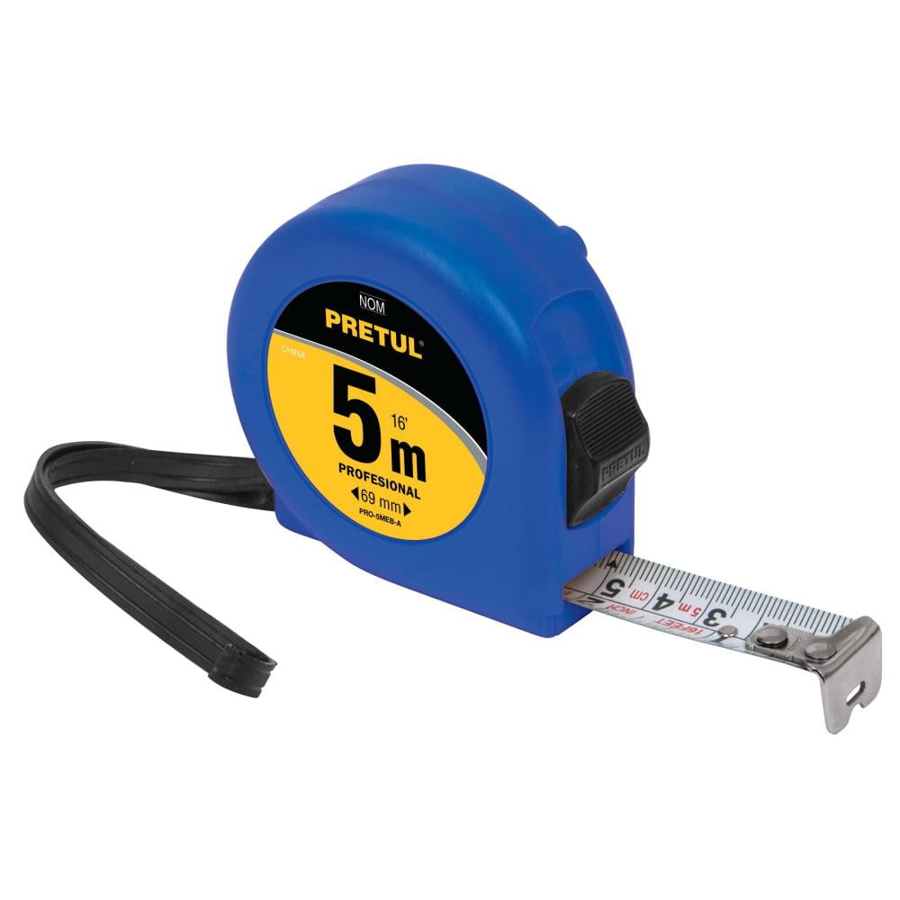 FLEXOMETRO AZUL 5 mt PRETUL 21610 PRO-5MEB-A | Bodega Aurrera en línea