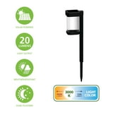 Free Shipping! Better Homes & Gardens Solar Powered Black LED Pathway ...