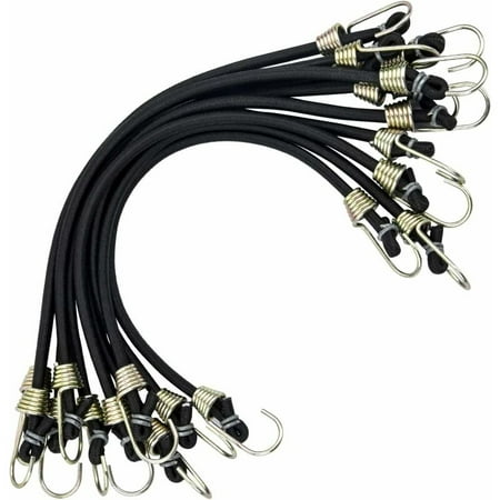 10 Pieces Tensioners with Hooks Mini Elastic Heavy Duty Universal ...