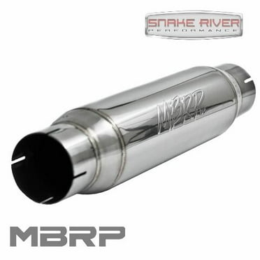 MBRP Universal Resonator 3in Inlet /Outlet 22in Body 26in Overall T304 ...