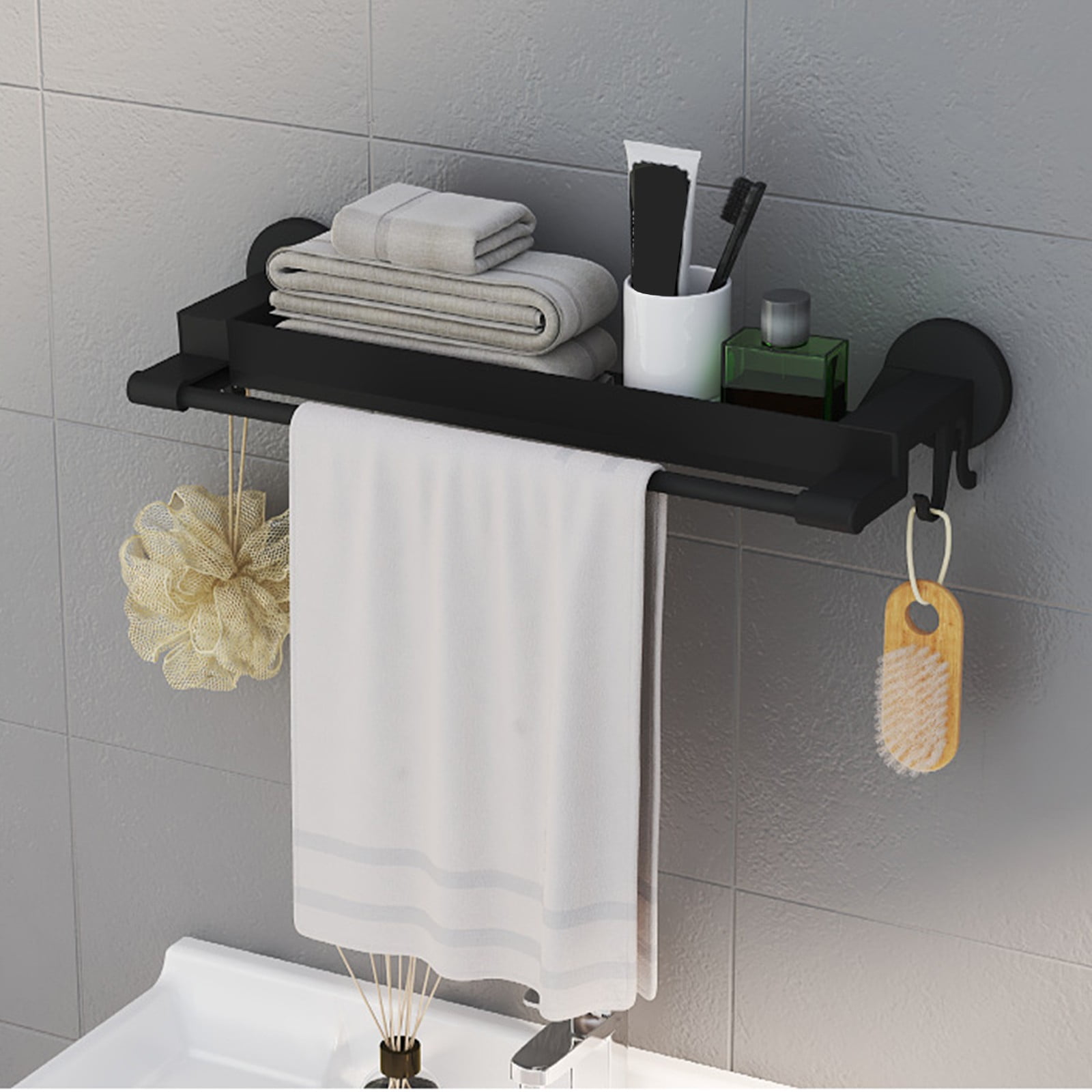 Click here for Vadktai Bathroom Towel Rack  Foldable Double Towel... prices