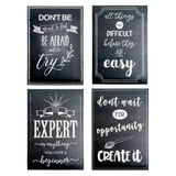 20-Pack Motivational Posters, Chalkboard Design, Inspirational Quotes ...