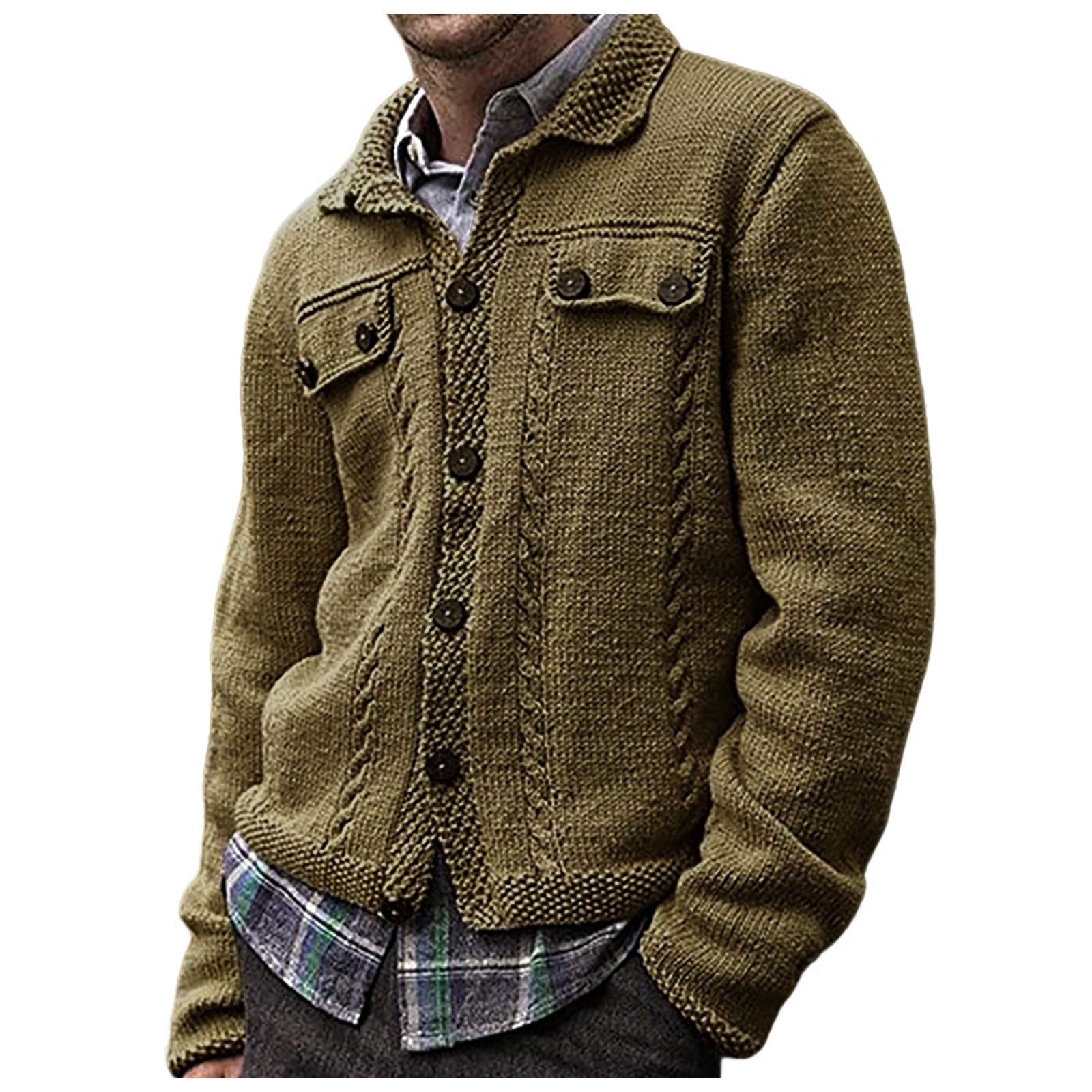 Click here for Uikmnh Male Fashionable Autumn And Winter Khaki Sw... prices