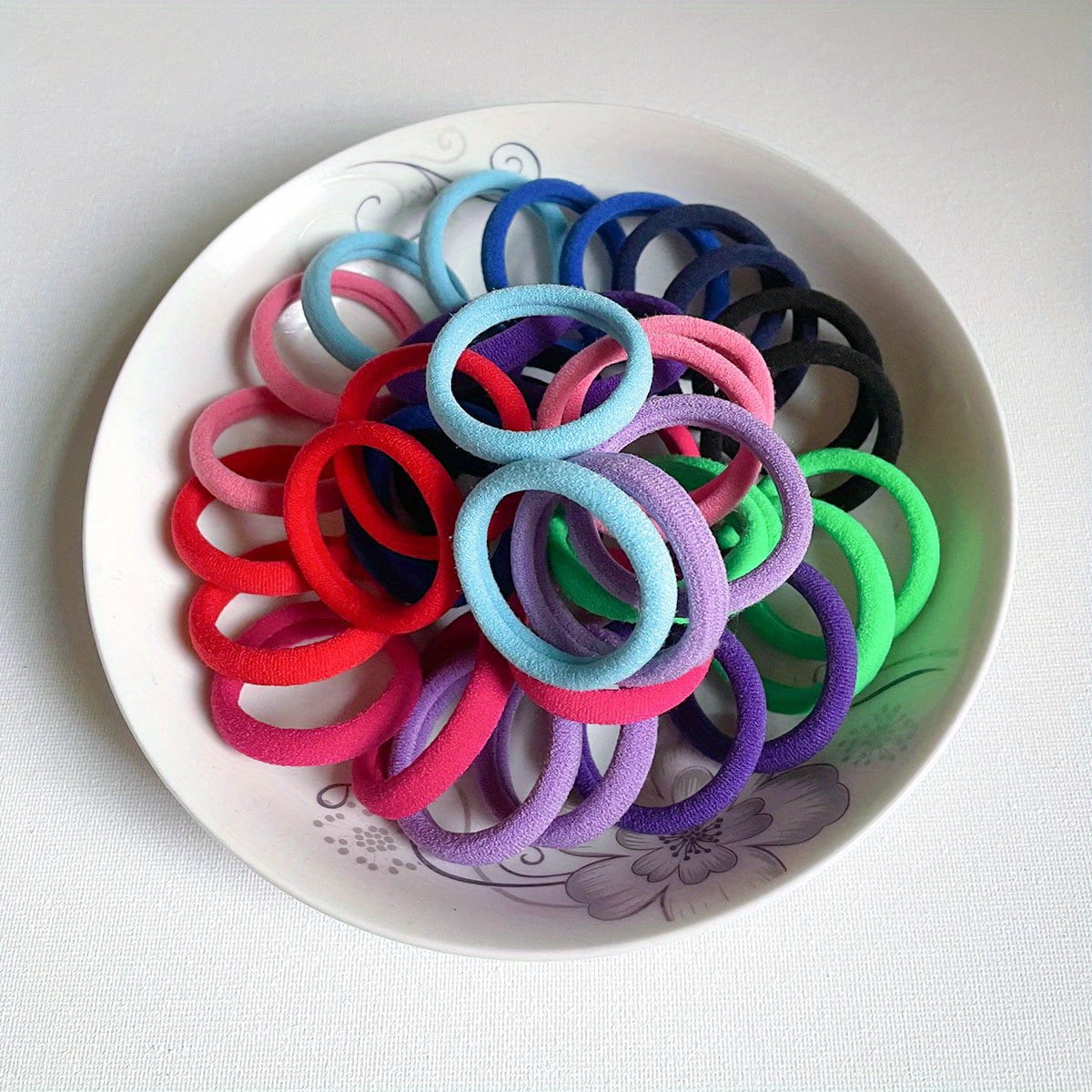 Click here for Grm 50/100/200pcs Vibrant Rubber Band Ponytail Hai... prices