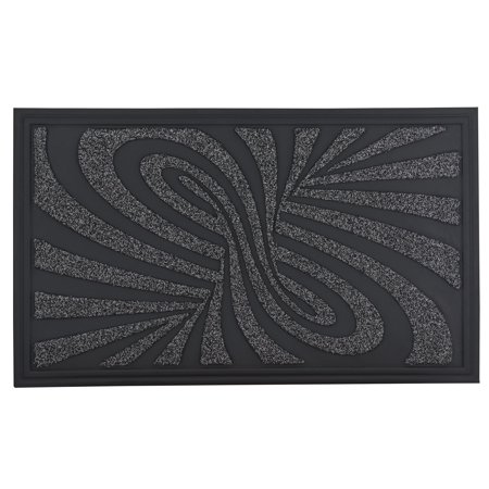 Superio Grey Abstract Coir Doormat 18"x30" - Walmart.ca