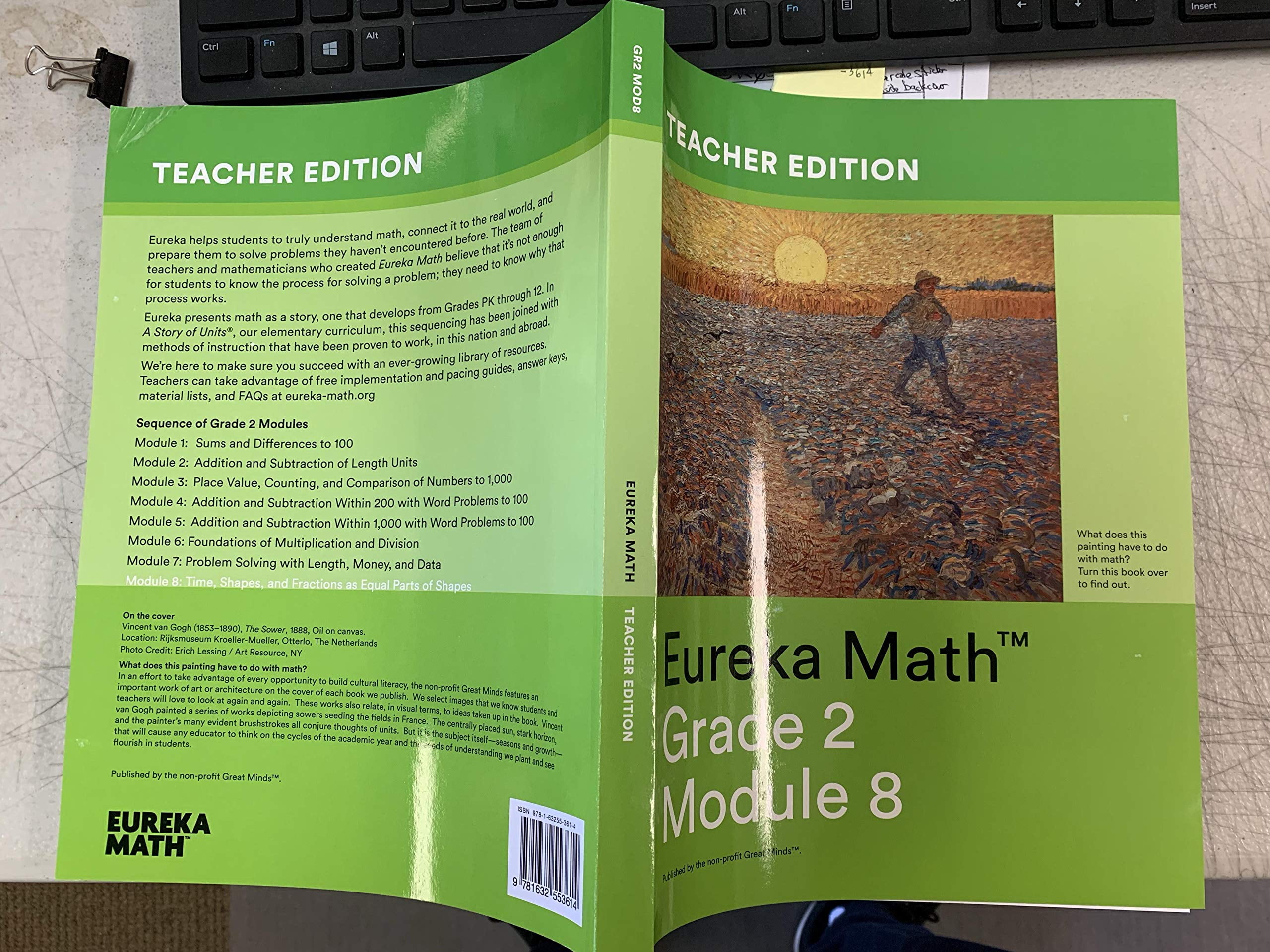 Pre-Owned Eureka Math Grade 2 Module 8 Teacher Edition, Time, Shapes ...