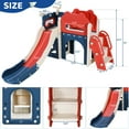 Pirecart 8-in-1 Kids Slide Set, Toddler Climber with Telescope ...