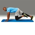 Athletic Works Fitness Mat, Two Tone Blue, 10mm, 72x24 inch, NBR Foam ...