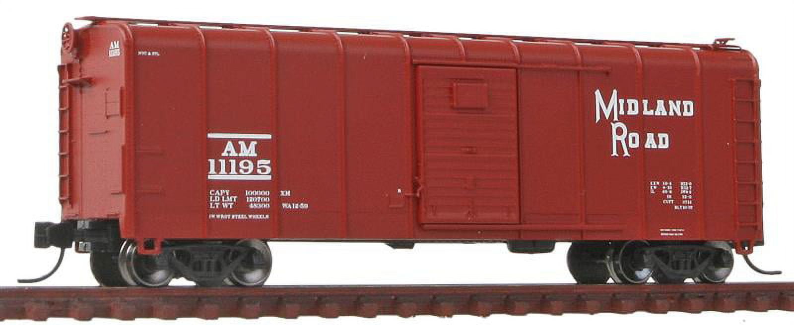 Fox Valley Models 90333 N Allegheny Midland Class M-53 Wagontop Boxcar ...