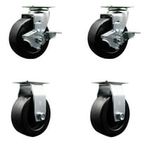 Service Caster Brand Replacement Caster Set for Husky Tool Chests and ...