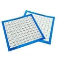hand2mind Math Laminated Hundred Boards, Double Sided 100 Chart for ...