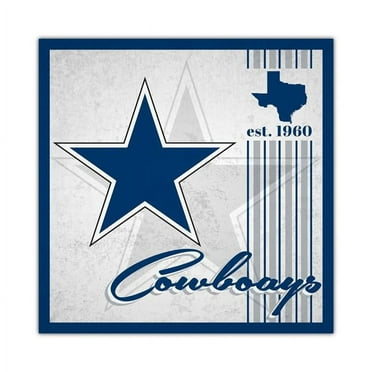 Fan Creations Dallas Cowboys 12" Welcome Circle Sign - Man Cave ...