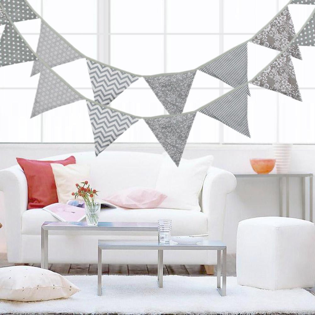 Banderines De Banderines Banderín de 12 lados y 3,2 m, banderines ...