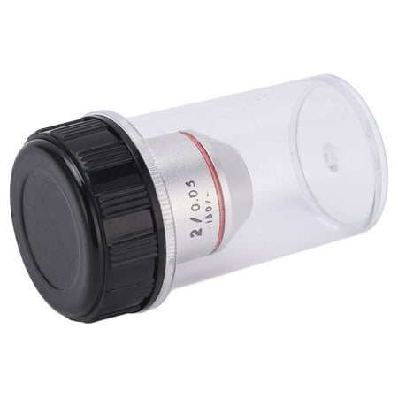 Microscope Objective Lens, 2x Achromatic Objective Lens Clear Imaging ...