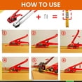 Heavy Duty Strapping Kit for Pallet Packaging – Manual Steel Banding ...
