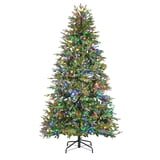Home Accents Holiday 7.5 ft Jackson Noble Fir LED Pre-Lit Artificial ...