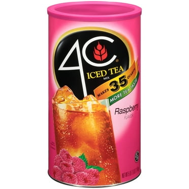 4C Sweet Raspberry Iced Tea Mix Powder, 5.49 lb - Walmart.com