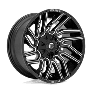 Fuel D741 Runner 22X8.25 8X200 -202Et 125.1Cb Gloss Black Milled Wheel ...