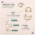 G23 Titanium Horseshoe Septum Rings - 2/3pcs Nose Rings Circular ...