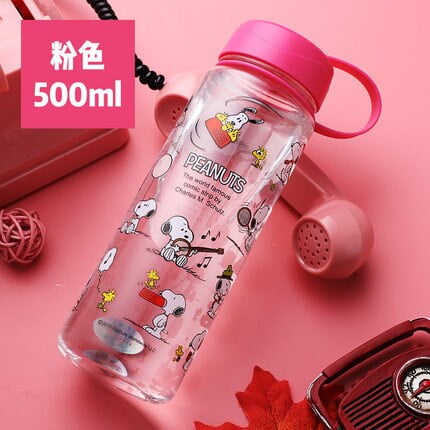 500ml Snoopy Kids Water Cup Summer Kindergarten Direct Drinking BPA ...