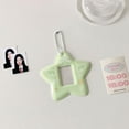 1 Inch Photocard Holder with Keychain Star Shape Card Holder Photo Card ...