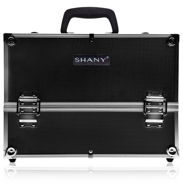 SHANY Essential Pro Makeup Train Case with Shoulder Strap and Locks ...