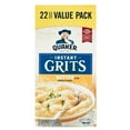 Quaker Instant Grits, Butter Flavor, 0.99 oz Packets, 22 Count, Kosher ...