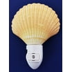Real Seashell Night Light, White Scallop Shell, Coastal Beach Cottage ...