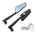 2Pcs/Pair Motorcycle Rearview Mirror Scooter E-Bike Rearview Mirrors ...