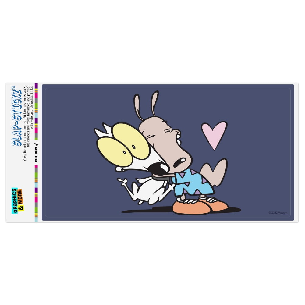 Rocko's Modern Life Hug Automotive Car Window Locker Bumper Sticker ...