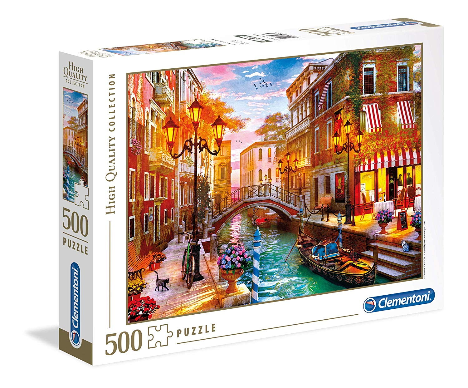 Clementoni - 35063 Collection - Sunset Over Venice- 500 Pieces Puzzle ...