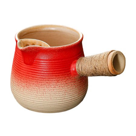 GROWTH TANK 500ml Ceramic Teapot Porcelain Tea Pot for Camping Boiling ...