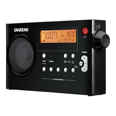 Sangean® Am/Fm Digital Reable Compact Portable Clock Radio - Walmart.com