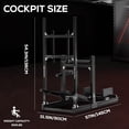Supllueer 4080 Aluminum Racing Simulator Cockpit With Single Screen ...