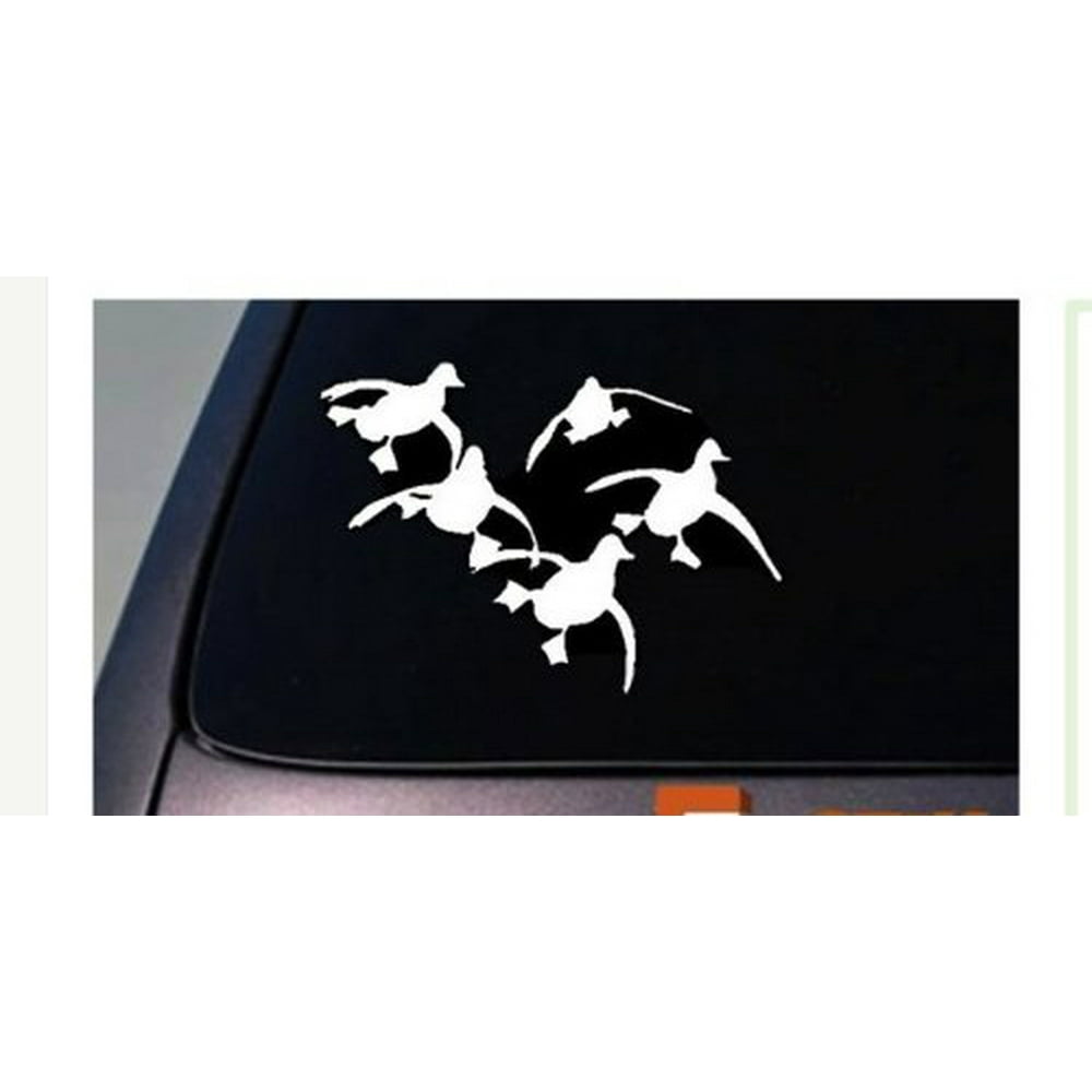 Flying Ducks Vinyl Car Truck WIndow Decal Dynasty Quack Hunting MALLARD ...